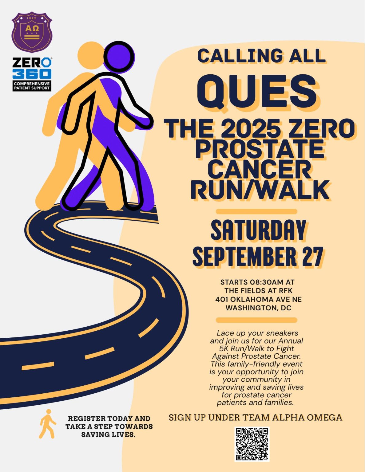 The Zero 360 Prostate Walk/Run | Alpha Omega Chapter